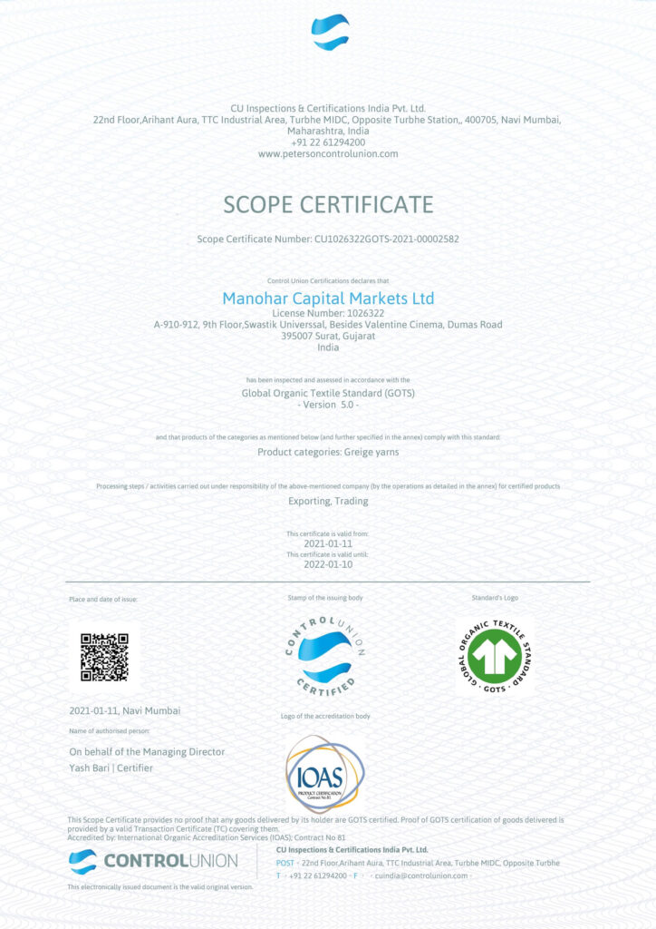 Best wholesale quality yarn supplier in the textile industry in India